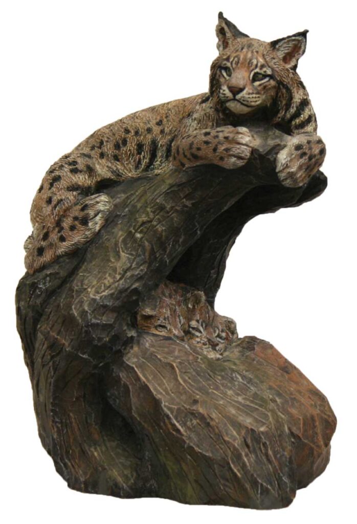 Bobcat Studies - SugarPine Woodcarving